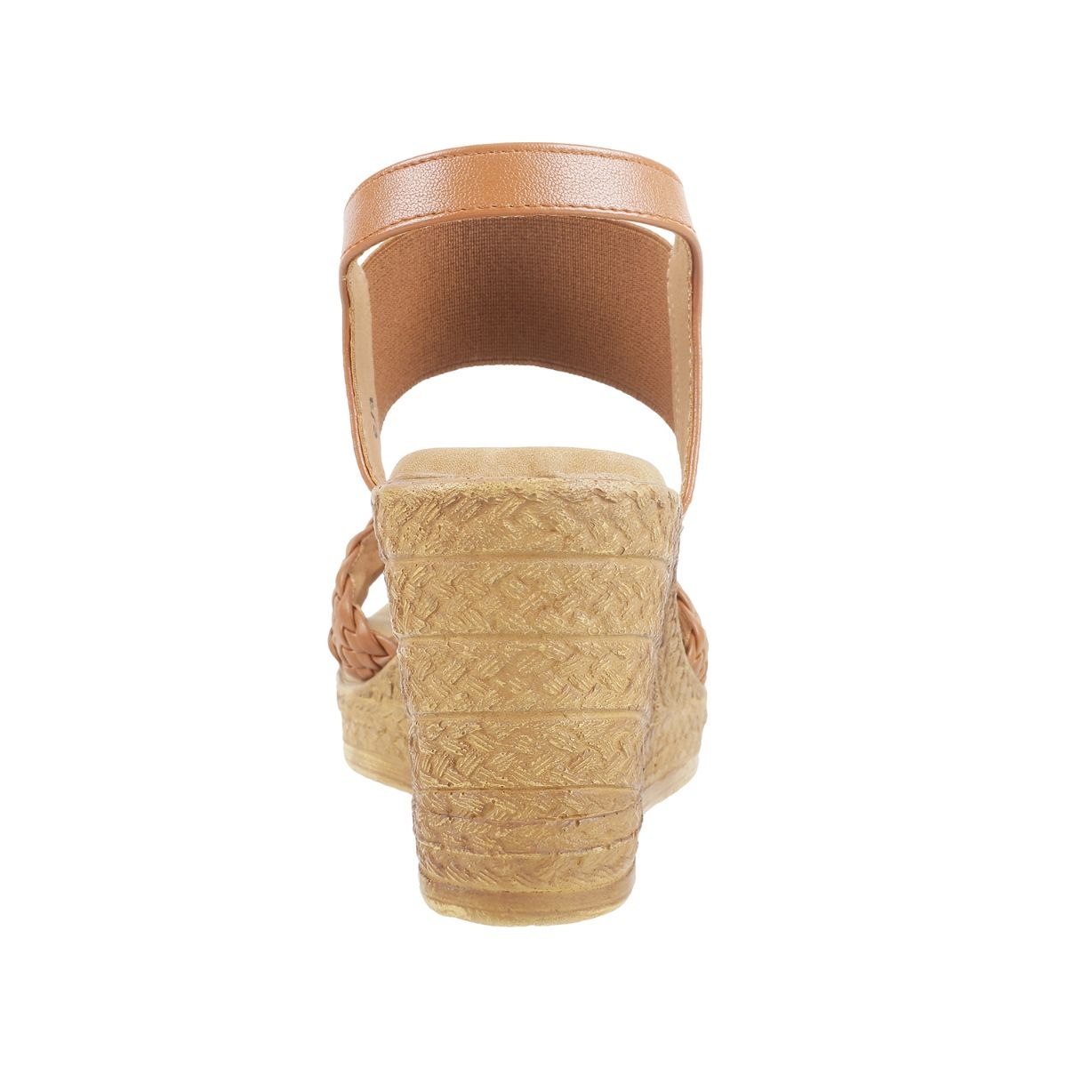 Buy Metro Womens Tan Platform HeelsMetro Tan Synthetic Braided Women ...