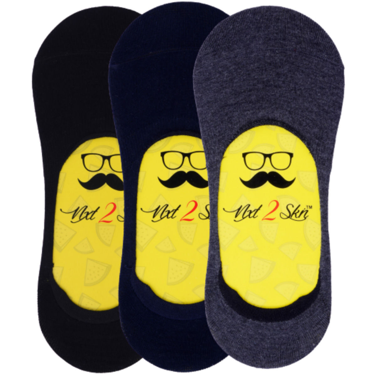Buy NEXT2SKIN Mens Turkish Cotton Towel Socks - Pack of 3 (Black:Navy ...
