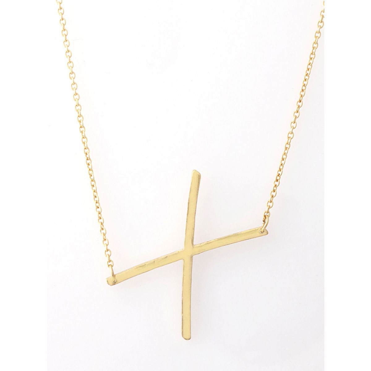 Tipsyfly Slanted Alphabet Necklace-Letter X: Buy Tipsyfly Slanted ...