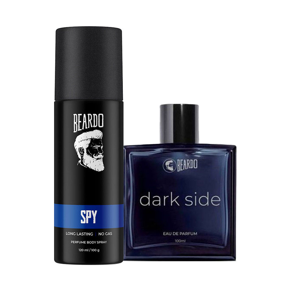 Beardo Dark Fragrance Combo (Dark Side Perfume & Spy Perfume Body Spray ...