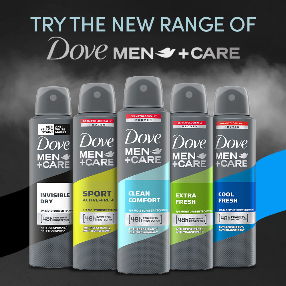Buy Dove Men+Care Clean Comfort Dry Spray Antiperspirant Deodorant ...