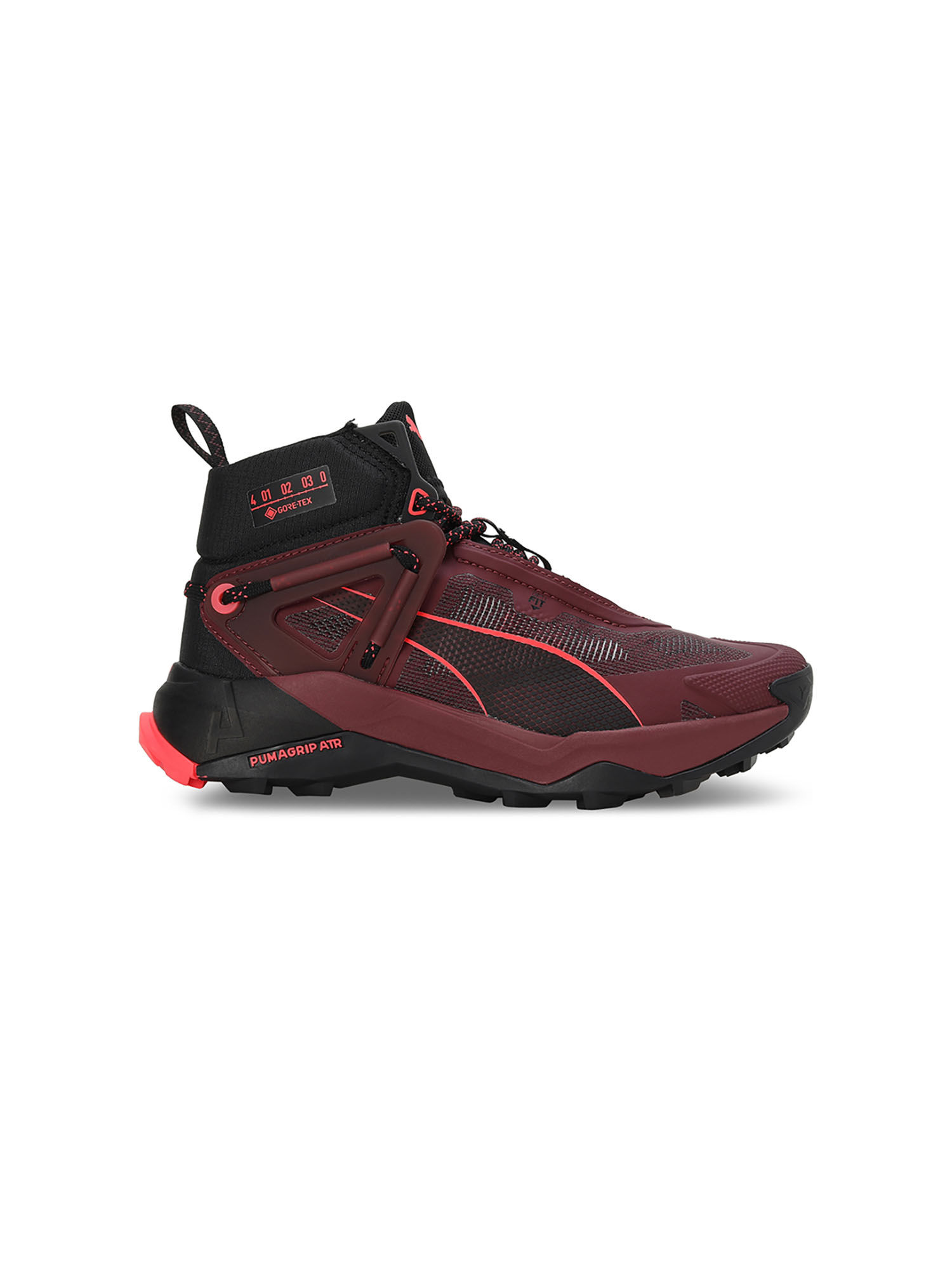 Buy Puma Explore Nitro Mid Gtx Women Burgundy Hiking Shoes Online