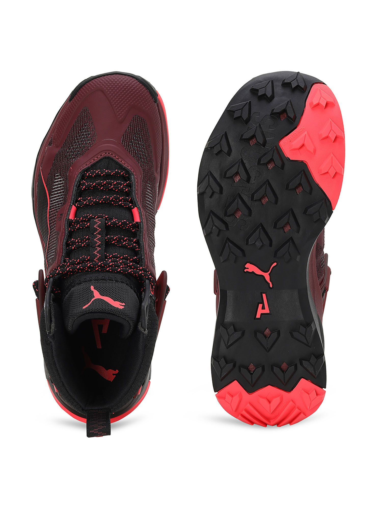 Buy Puma Explore Nitro Mid Gtx Women Burgundy Hiking Shoes Online