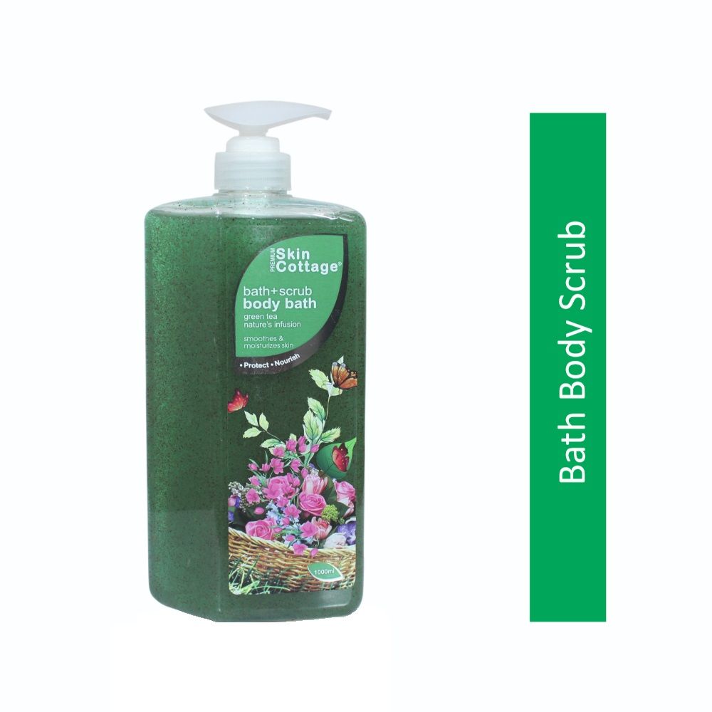 Skin Cottage Green Tea Natures Infusion Bath + Scrub Body Bath: Buy ...