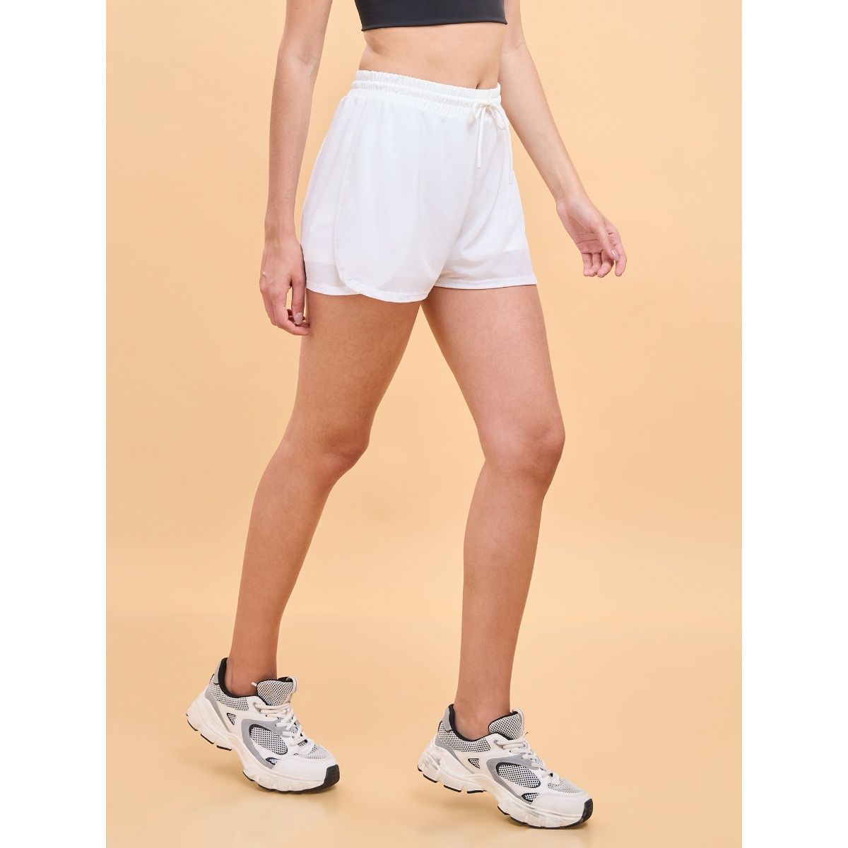 Buy Enamor A705 Dry Fit Training Shorts with In-Built Inner Tights for ...