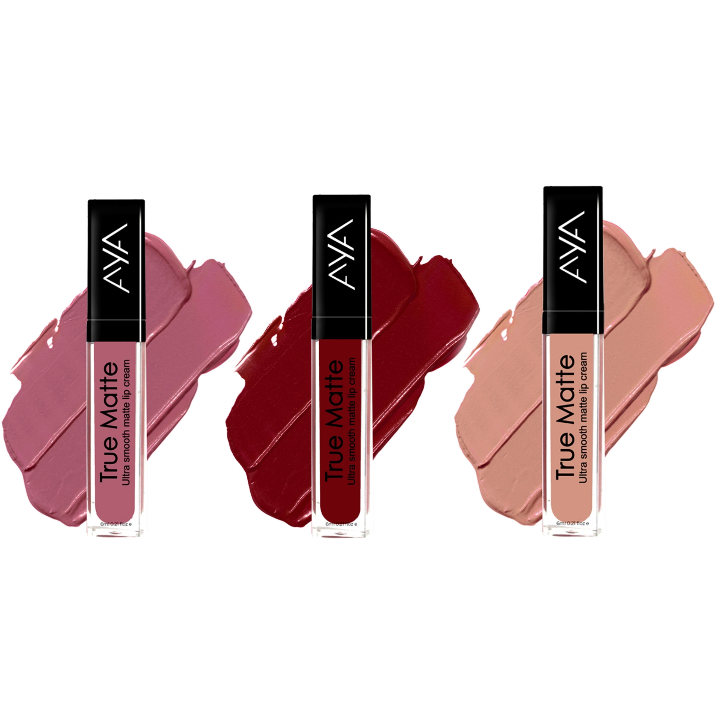 AYA True Matte Liquid Lipstick - Set Of 3: Buy AYA True Matte Liquid ...