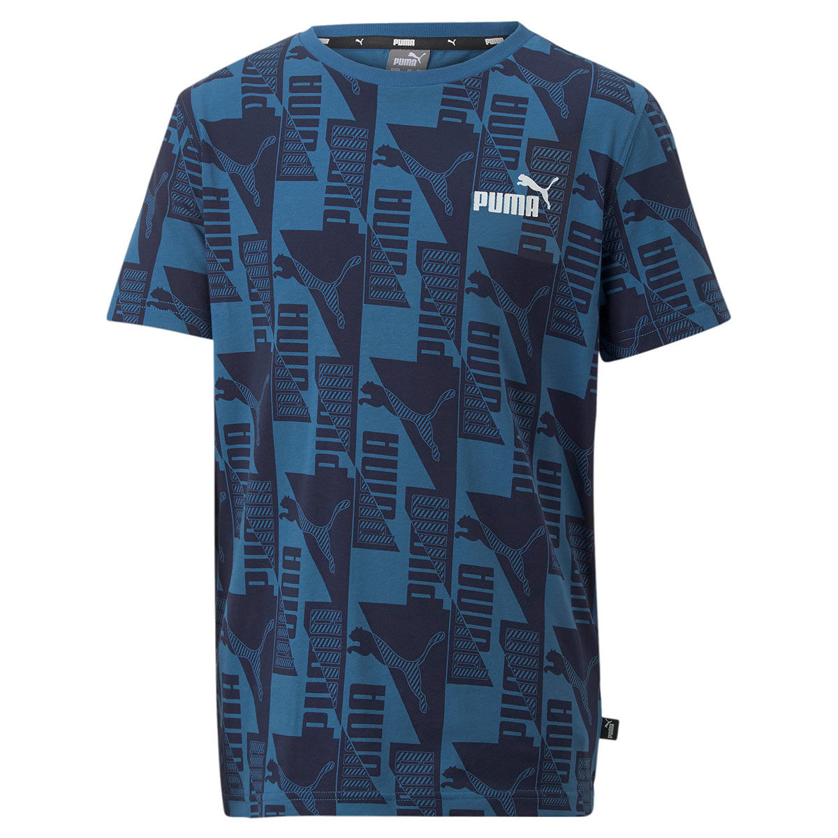 Puma Power Aop Boys Blue T-shirts: Buy Puma Power Aop Boys Blue T ...