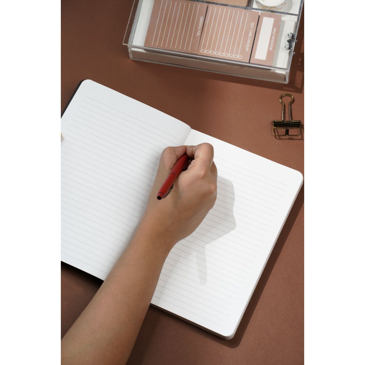 Buy Writenery Minimal Earth Nude Notebook with Gold Stationery Kit ...
