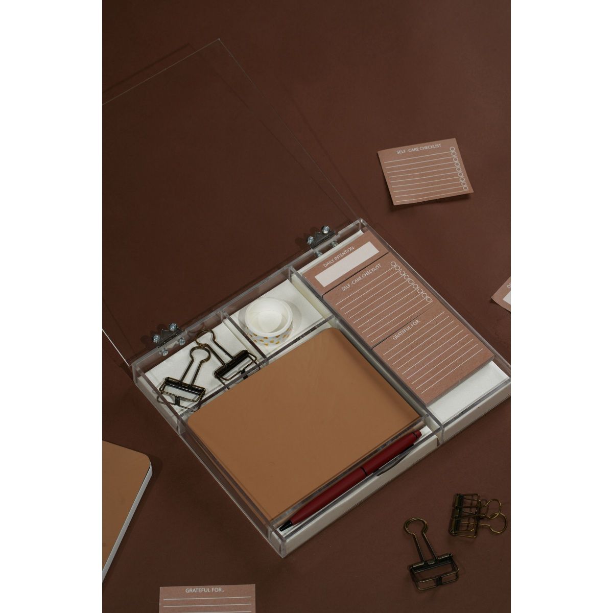 Buy Writenery Minimal Earth Nude Notebook with Gold Stationery Kit ...