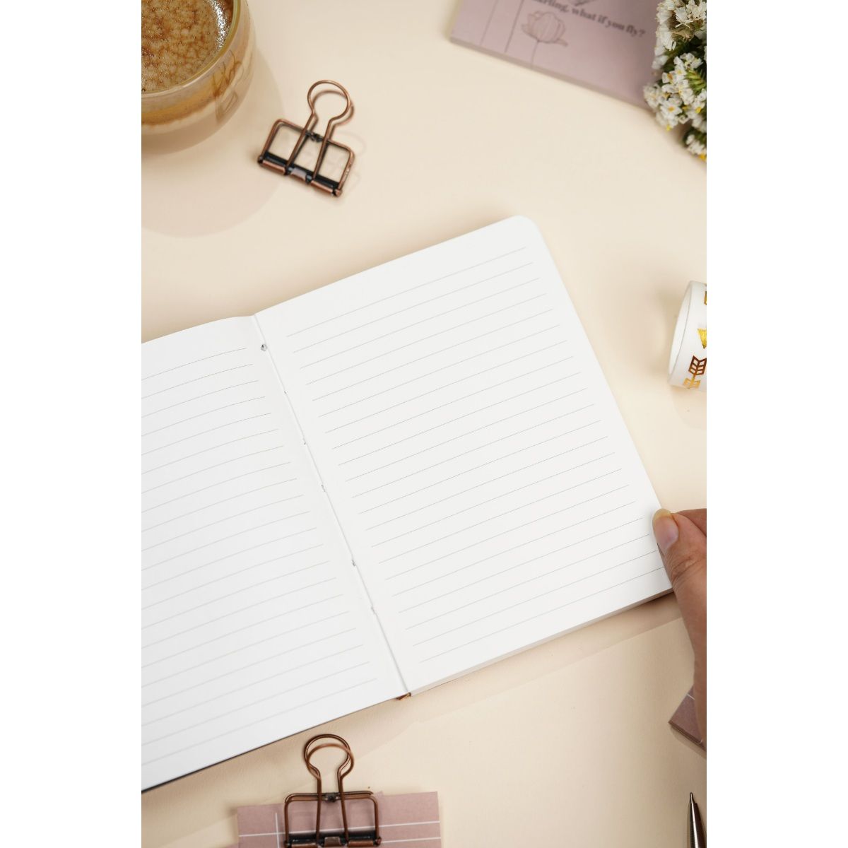 Buy Writenery Life Is Beautiful Rose Gold A6 Journal Online