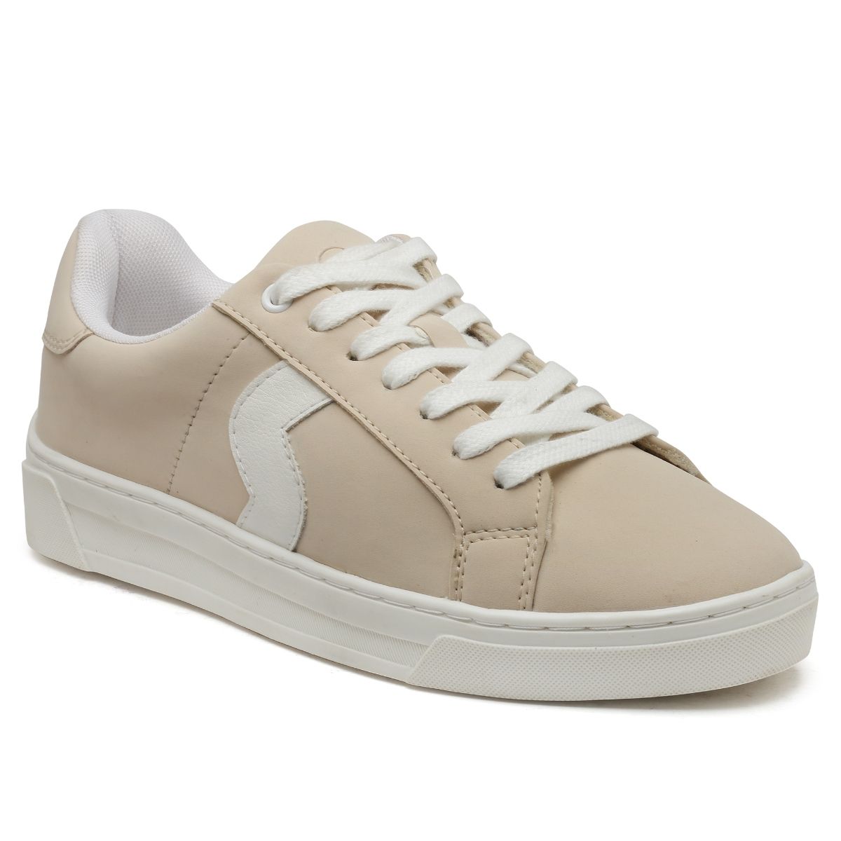 SOLETHREADS Swatch W Beige Colorblock Women Shoes: Buy SOLETHREADS ...