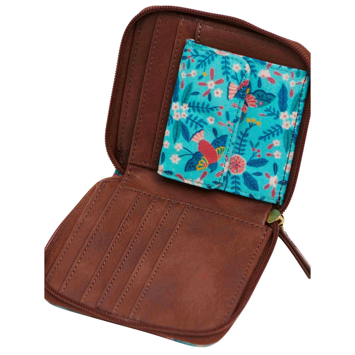 Buy Teal by CHUMBAK Teal By Birds Of Paradise Mini Wallet Online