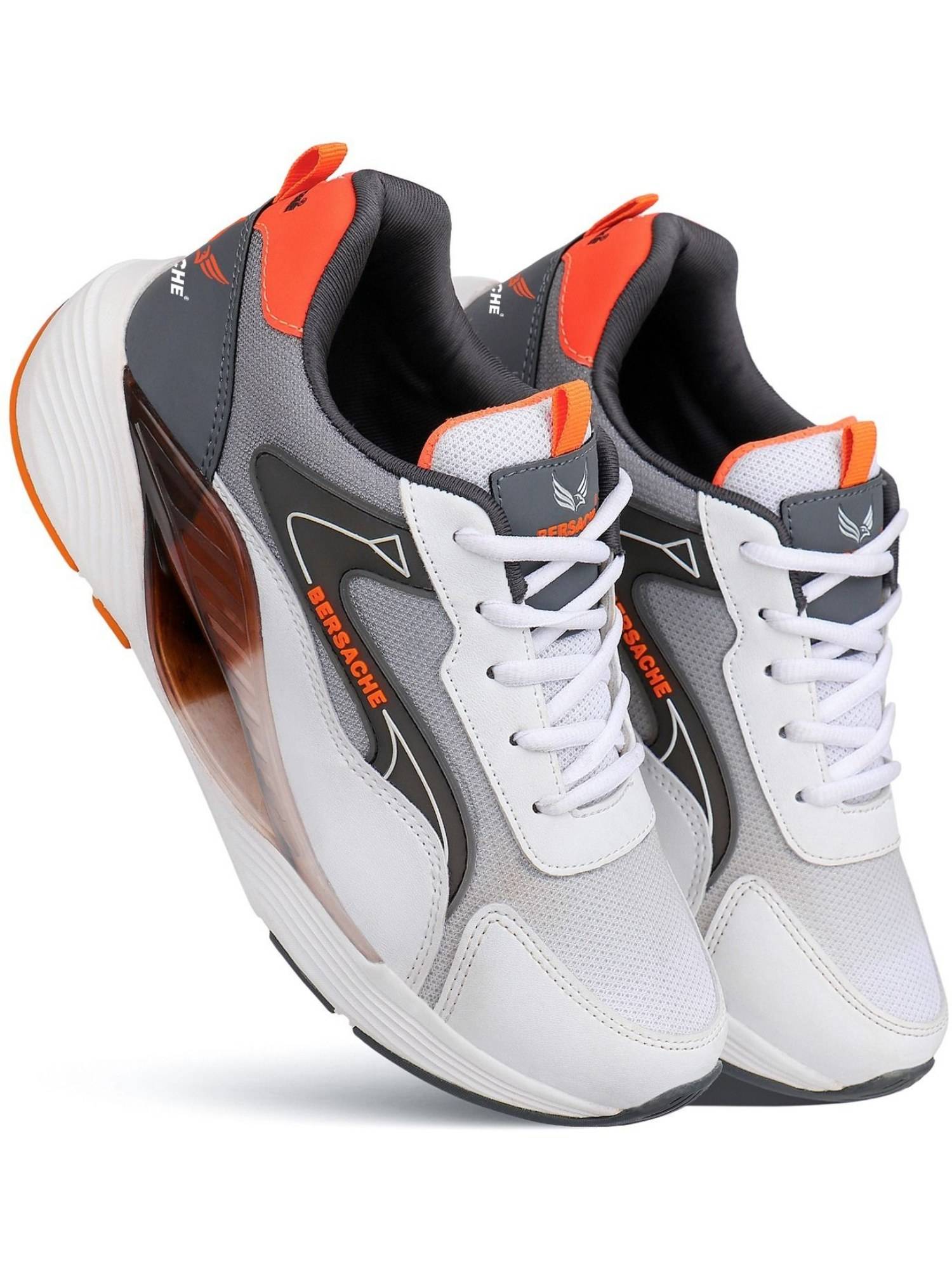 Buy BERSACHE Men Premium Sports Trending Grey Running Shoes Online