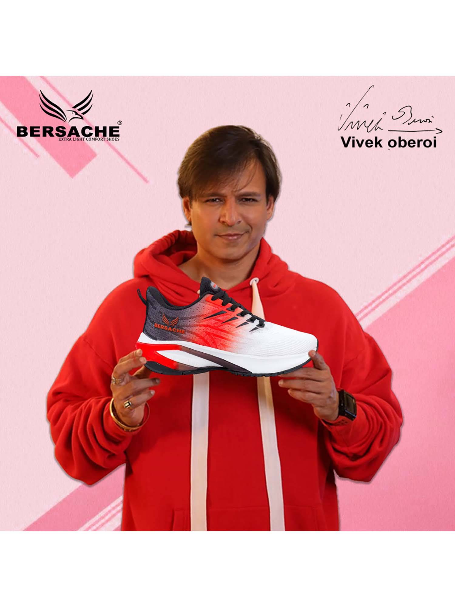 Buy BERSACHE Men Premium Sports Trending Red Running Shoes Online