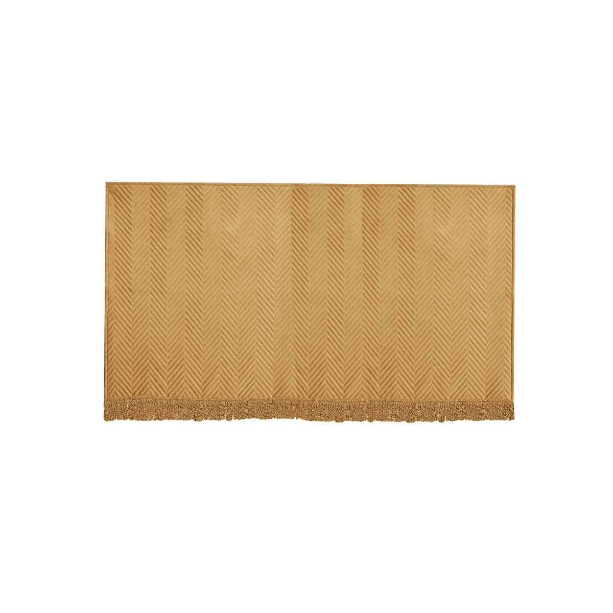Buy Saral Home Chevron Sofa Throw Gold Online