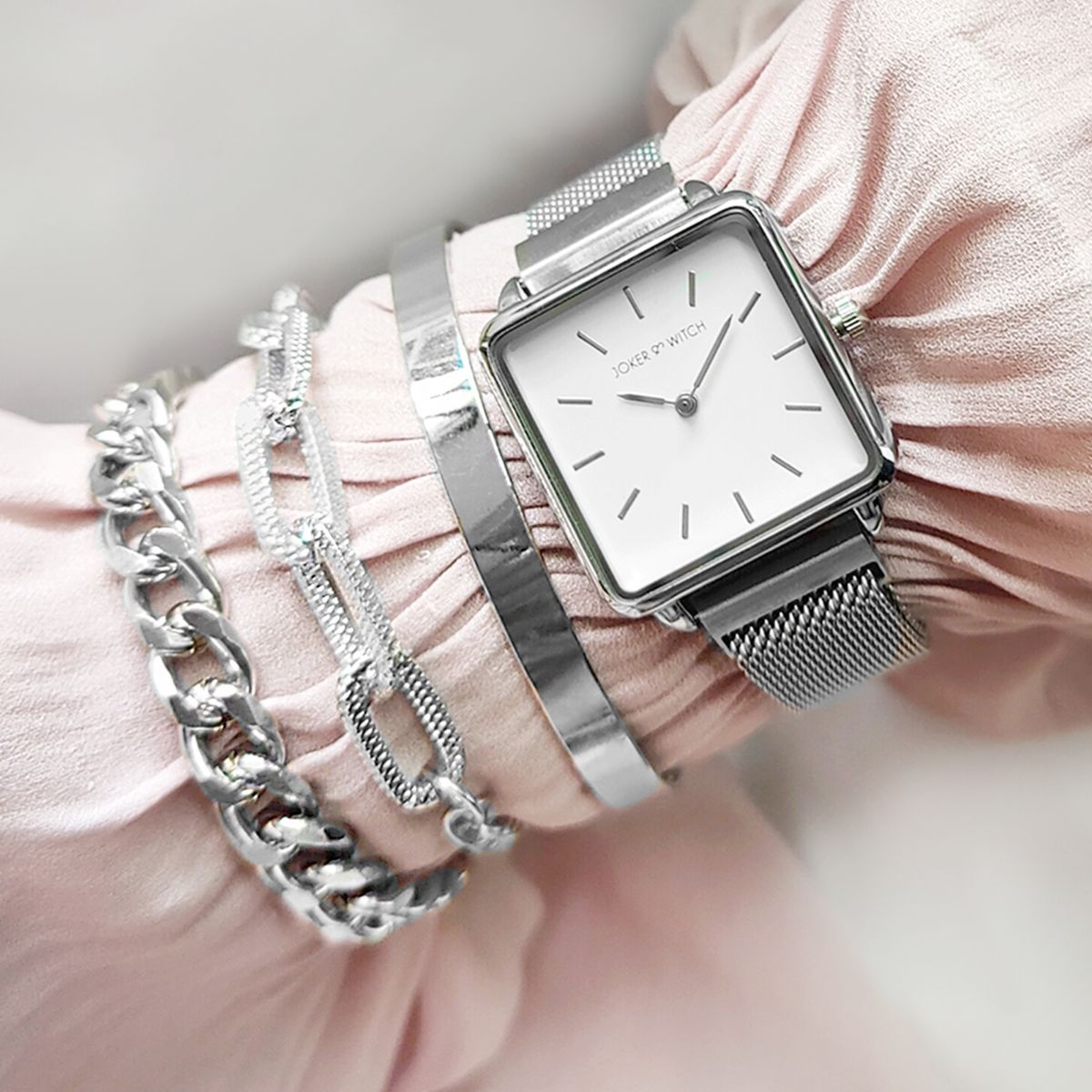 Buy Joker & Witch Shelby Watch Bracelet Stack For Women Online