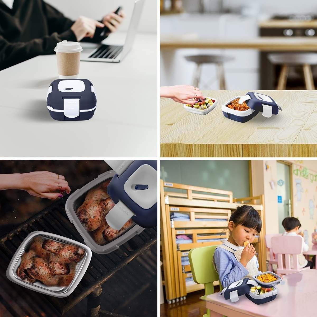 Pinnacle Pristine Stainless Steel Insulated Lunch Box (500ml) - Tiffin ...