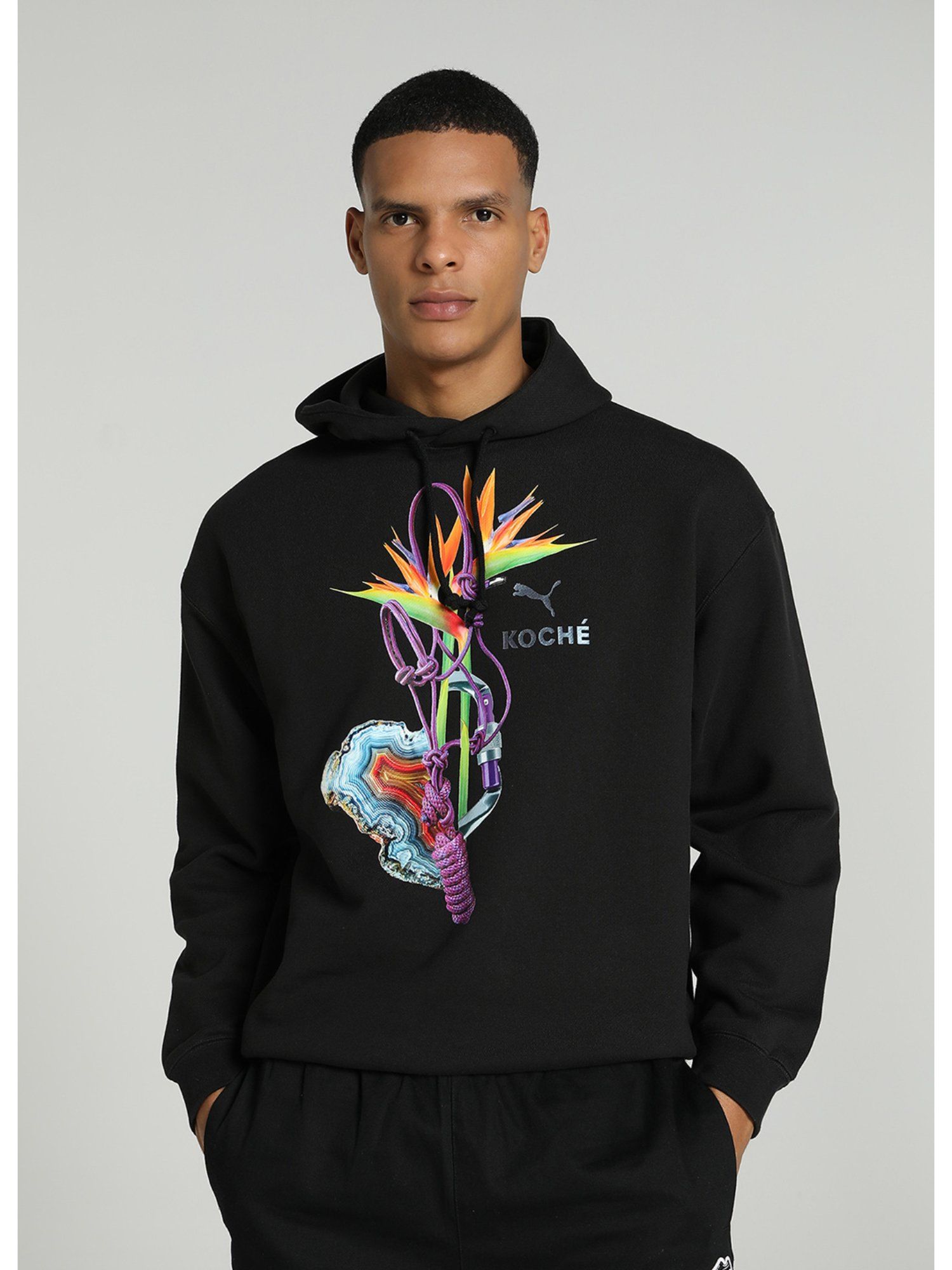 Buy Puma X Koché Unisex Black Hoodies Online