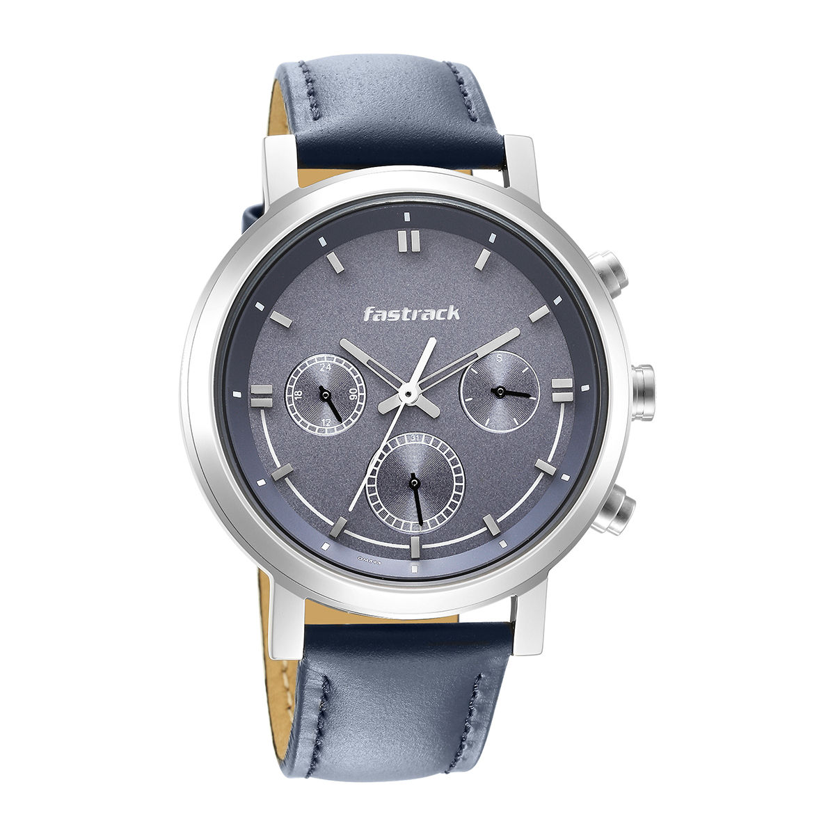 Fastrack Tick Tock 1.0 3287Sl02 Blue Dial Multifunction Watch For Men ... Fastrack Tick Tock 1.0 3287Sl02 Blue Dial Multifunction Watch For Men ...
