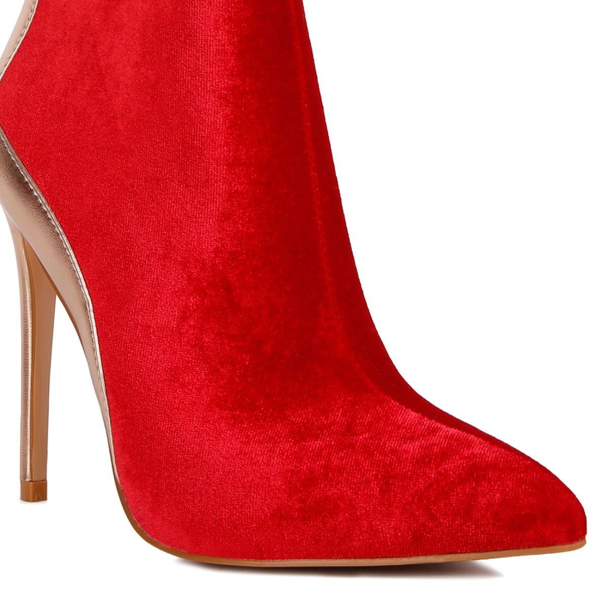 Rag & Co Colorblock Red Casual Boots: Buy Rag & Co Colorblock Red ...