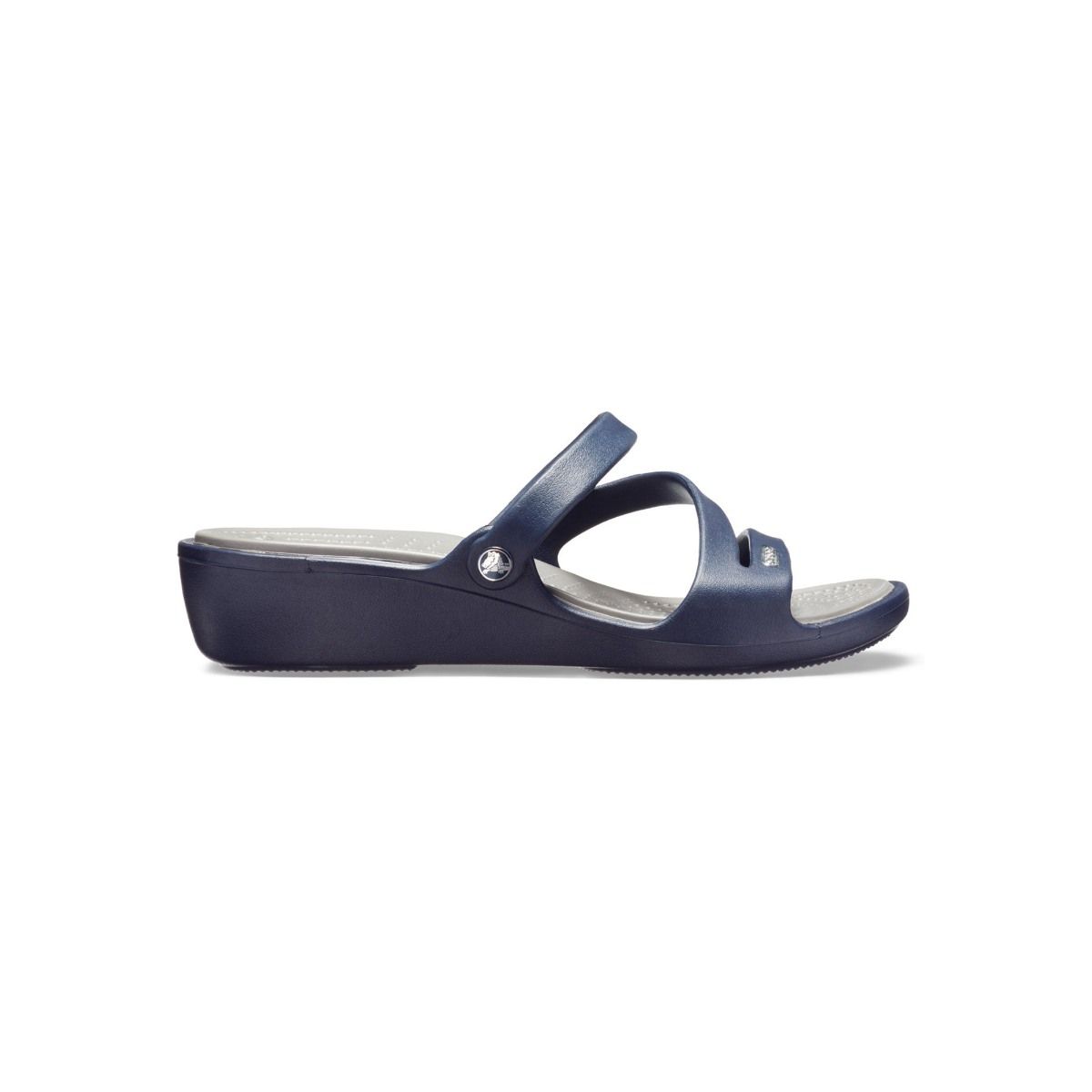 Crocs Navy Blue Patricia Women Wedge: Buy Crocs Navy Blue Patricia ...