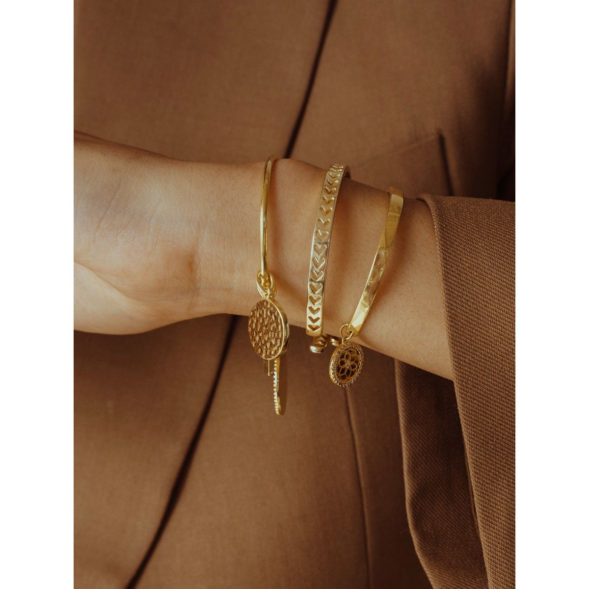 Buy Perfectly Average Charm Bracelet | 18K Gold Plated Jewellery For ...