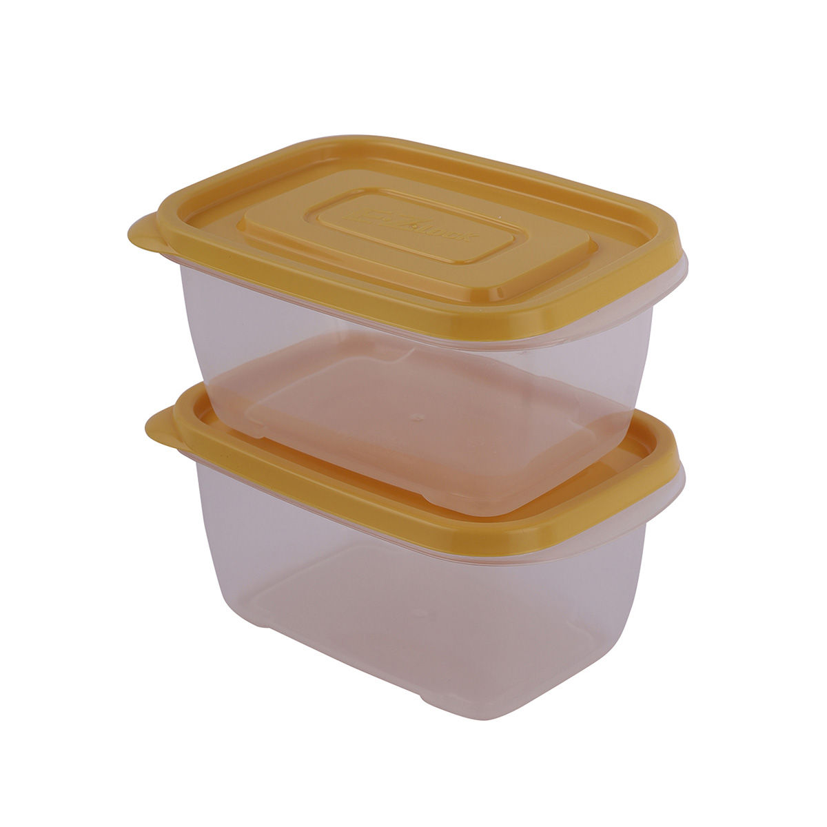 Lock & Lock Easy Lock Plastic Food Storage Container With Yellow Lid ...