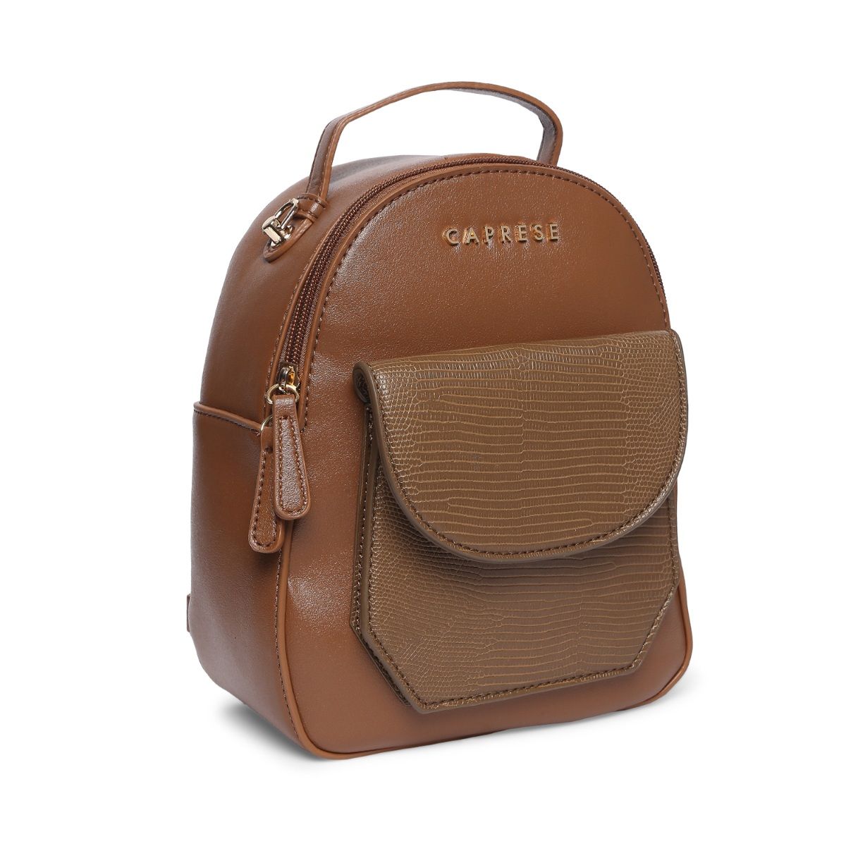 Buy Caprese Alyona Backpack Small Brown Online