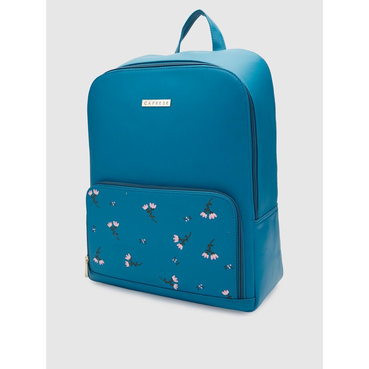 Buy Caprese Adah Laptop Backpack Large Blue Online