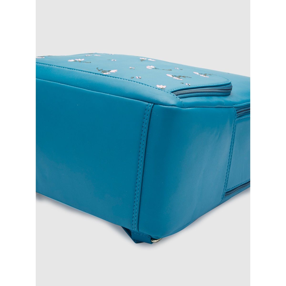 Buy Caprese Adah Laptop Backpack Large Blue Online