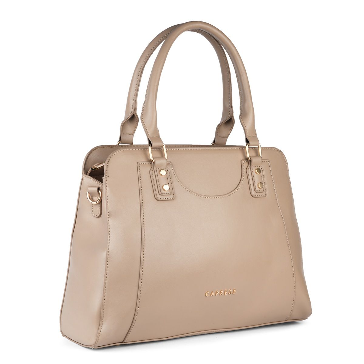 Buy Caprese Kiara Satchel Bag Medium Taupe Online