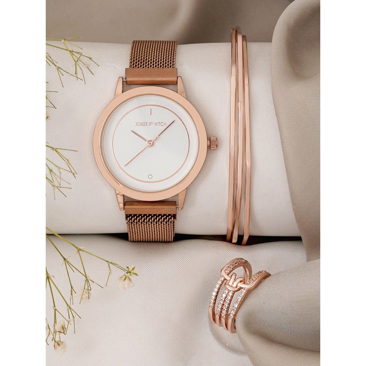 Buy Joker & Witch White Tipsy Love Triangle Watch (Set of 3) Online