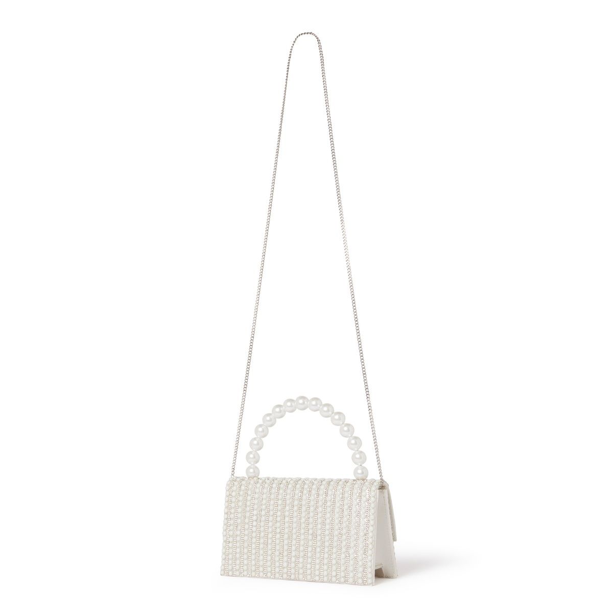 Forever New Sullivan Pearl Top Handle White Bag: Buy Forever New ...