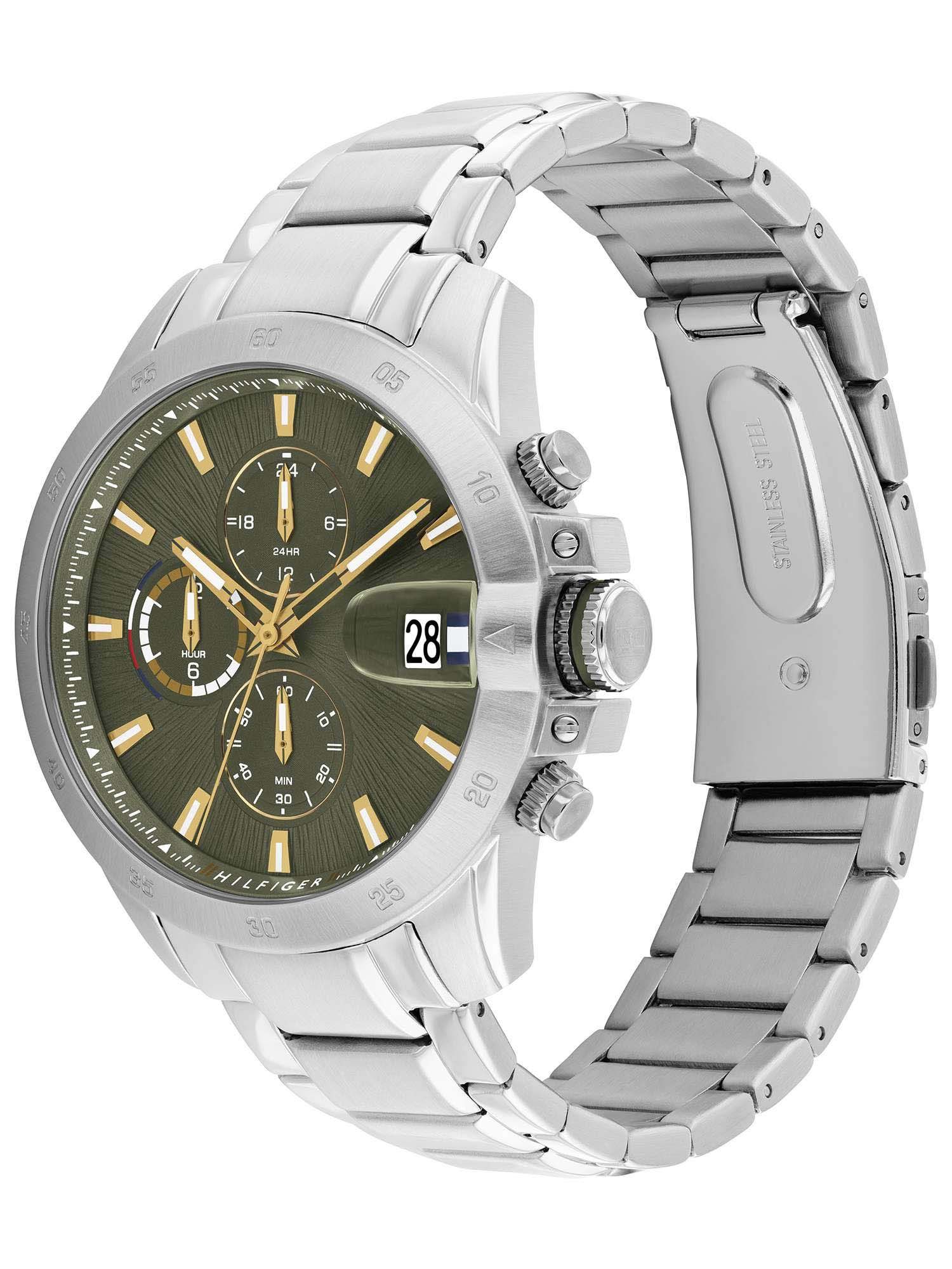 Buy Tommy Hilfiger Jameson Quartz Green Round Dial Men's Watch ...