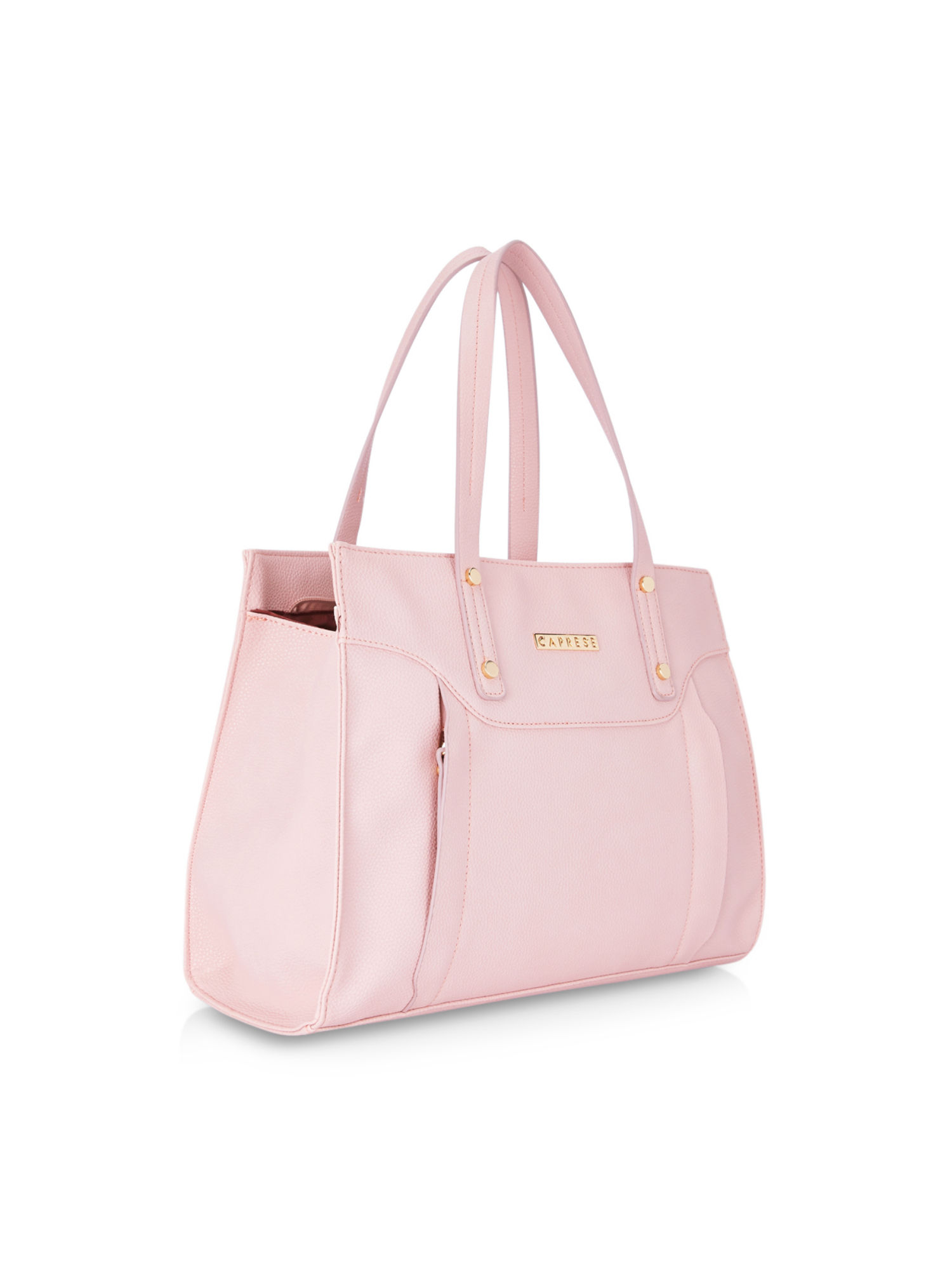 Buy Caprese Gilda Medium (E) Soft Pink Satchel Online