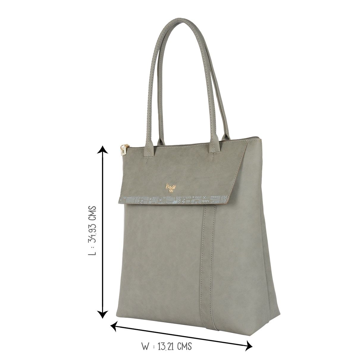 Buy Baggit Leah Com Beige Tote Handbag Online