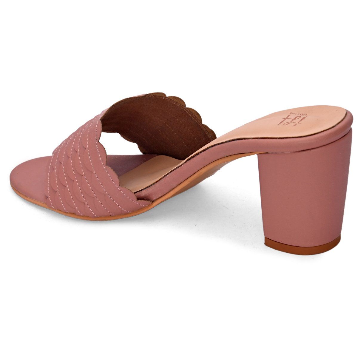 Hydes N Hues Casual Pink Solid Pumps Open Back Shoes For Women: Buy ...