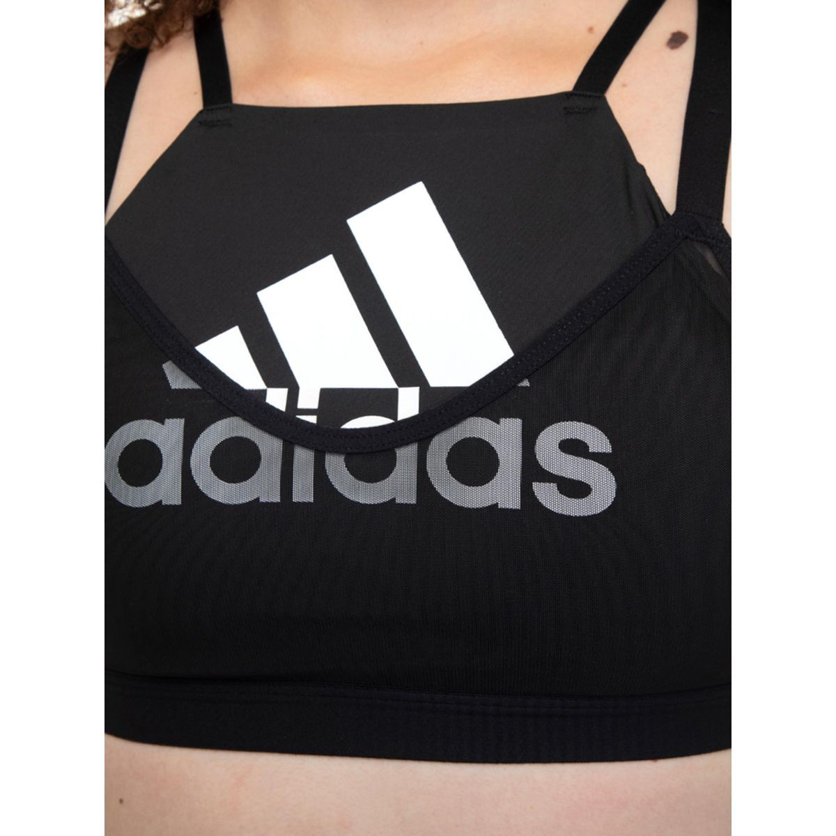 Buy adidas Printed Mesh Sports Bra - Black Online