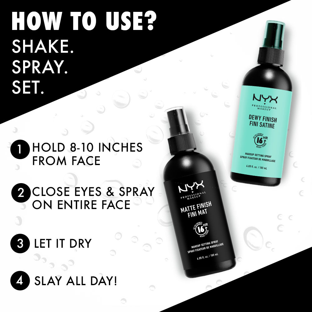Buy NYX Professional Makeup Setting Spray Dewy Finish Online