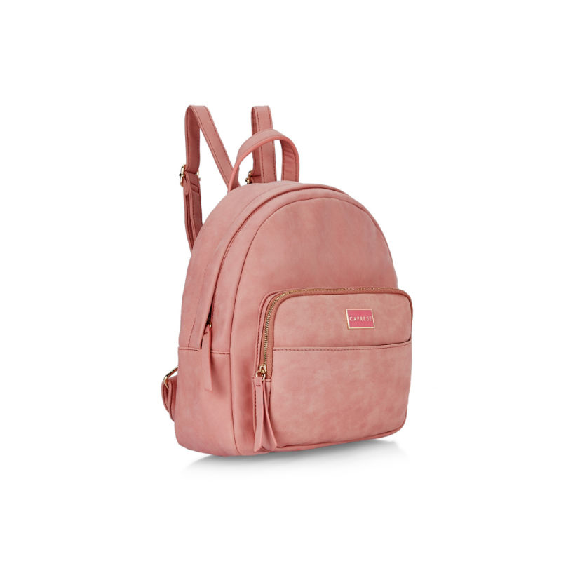 Buy Caprese Lex Medium (E) Soft Pink Backpack Online