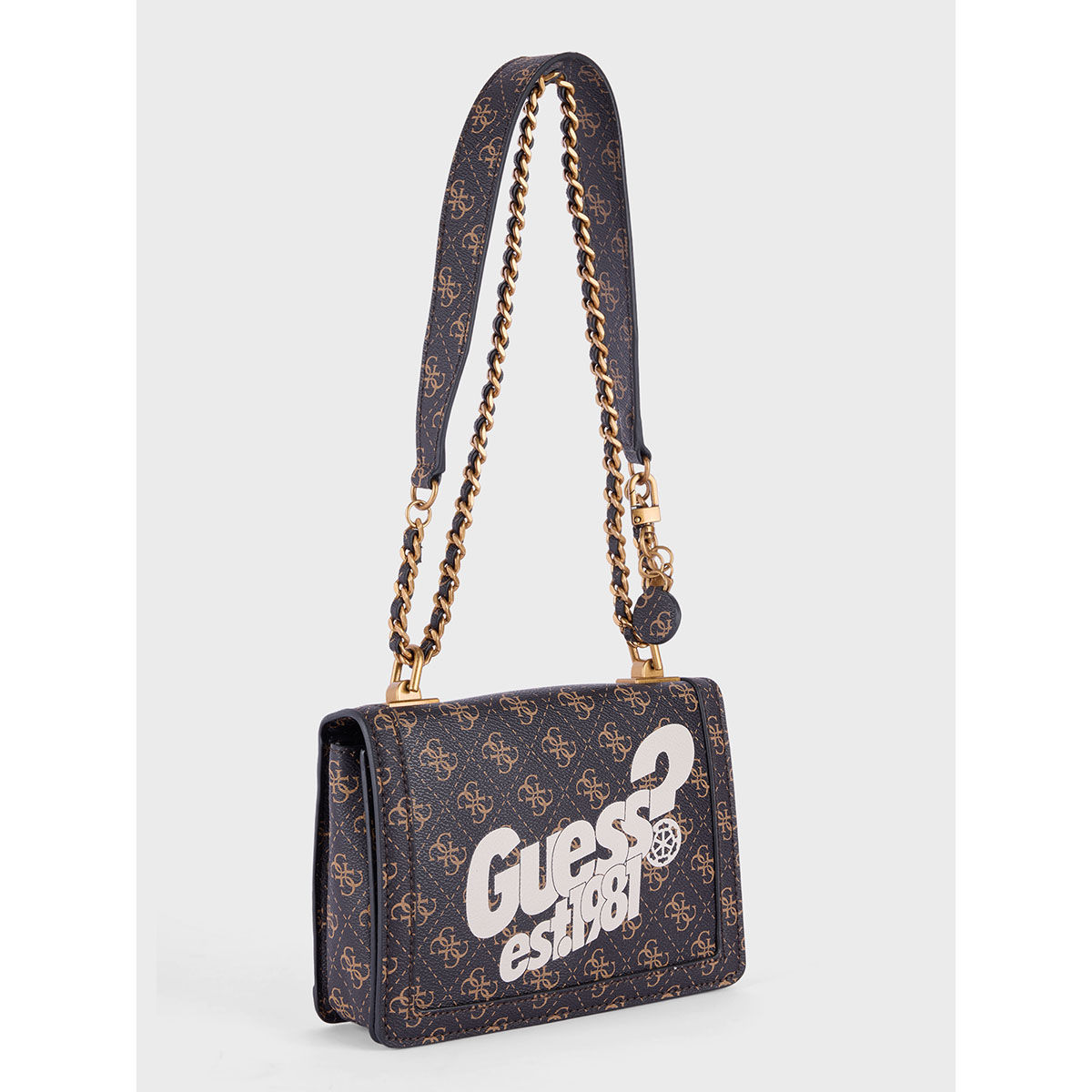 Buy Guess Abbey Multi Compartment Sling Bag - Navy Blue Online
