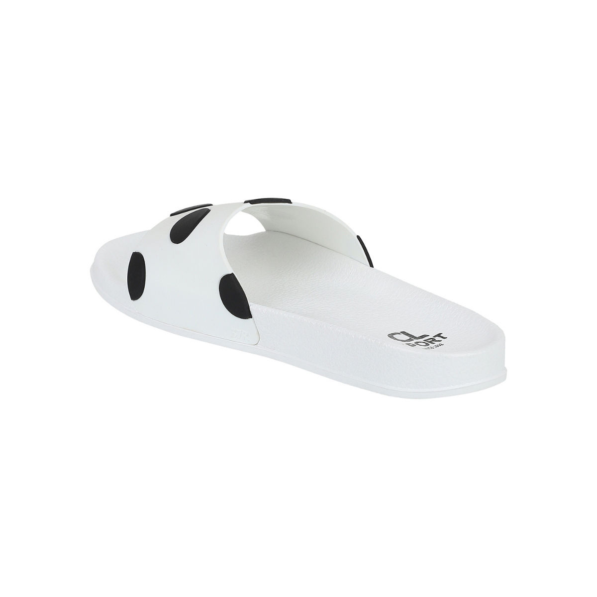 Buy Carlton London Women White Polka Dots Sliders Online