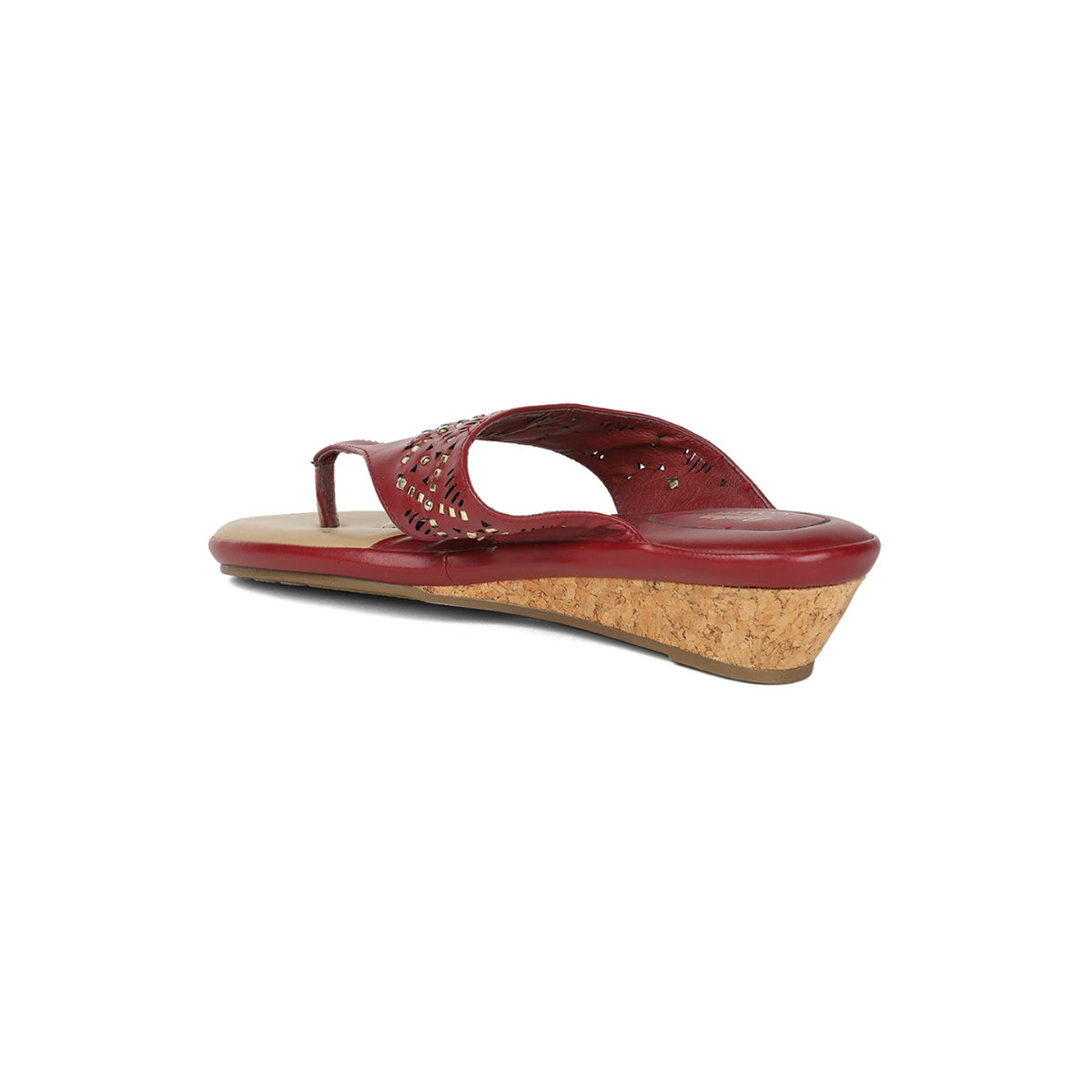 Bata Embellished Red Wedges: Buy Bata Embellished Red Wedges Online at ...