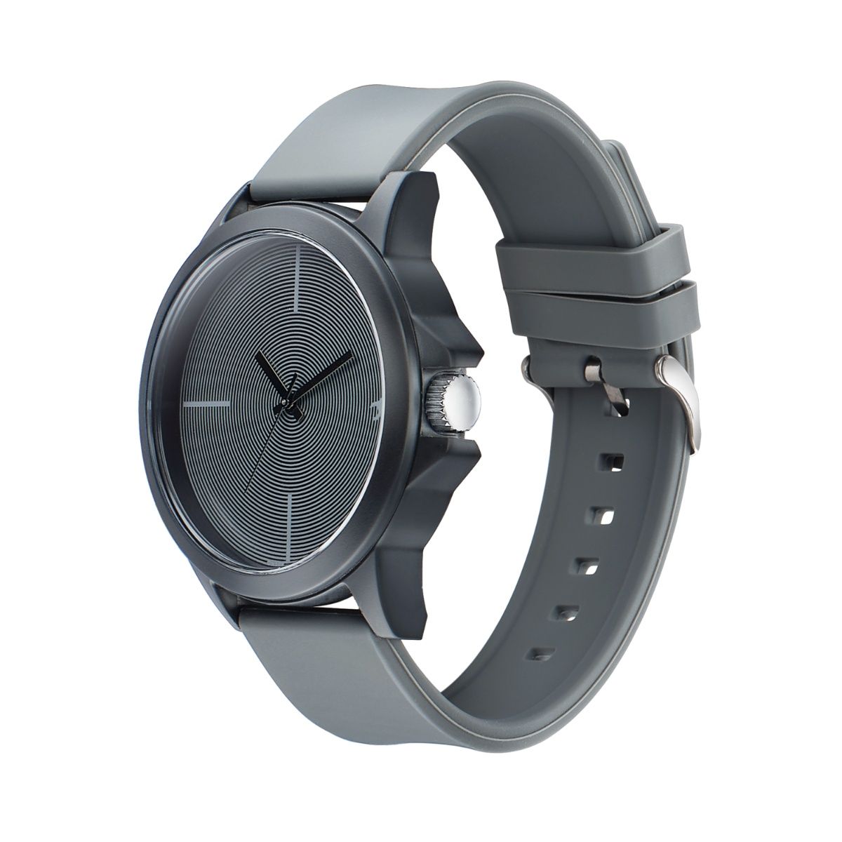 Buy Fastrack Tees New Year 38024Pp63W Grey Dial Analog Watch For Unisex ...