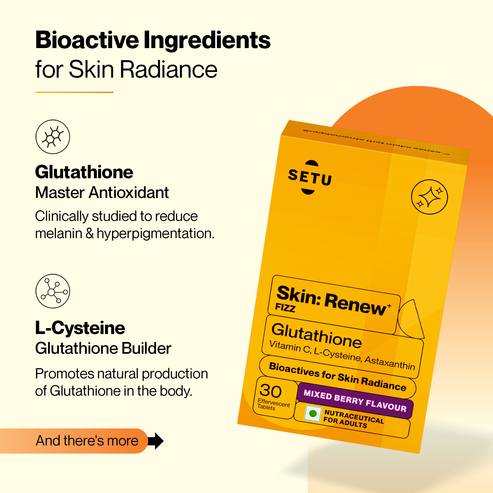 Buy Setu Skin Renew L-Glutathione Tablets with Vitamin C for Glowing ...