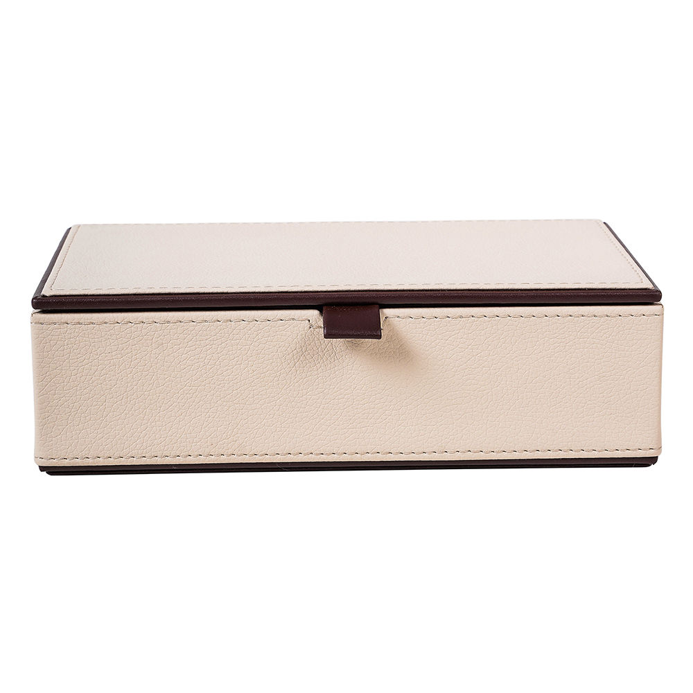 Pure Home + Living Rectangular Cream Brown Box: Buy Pure Home + Living ...