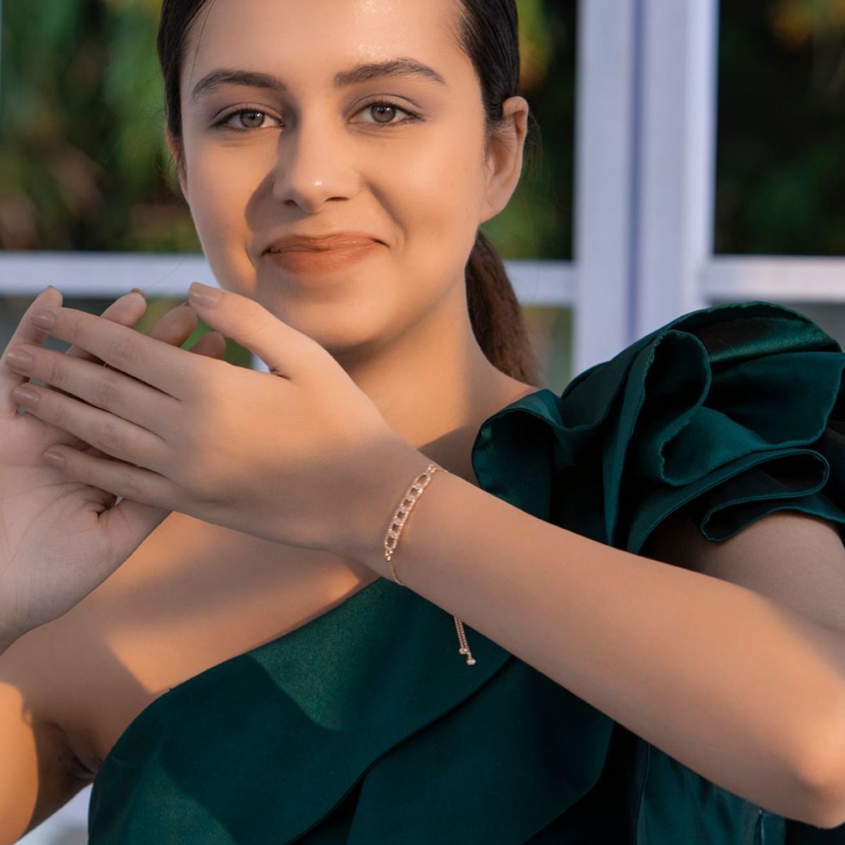 Buy PRITA Circles of Love Rose Gold Bracelet Online