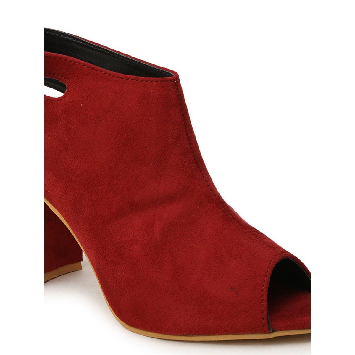 Buy VALIOSAA Solid Red Peep Toes Online