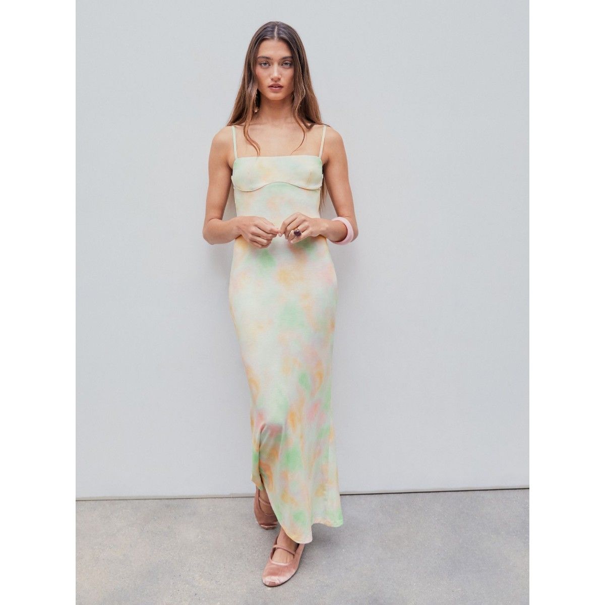 Buy Cider Tie Dye Cami Mermaid Maxi Dress Online