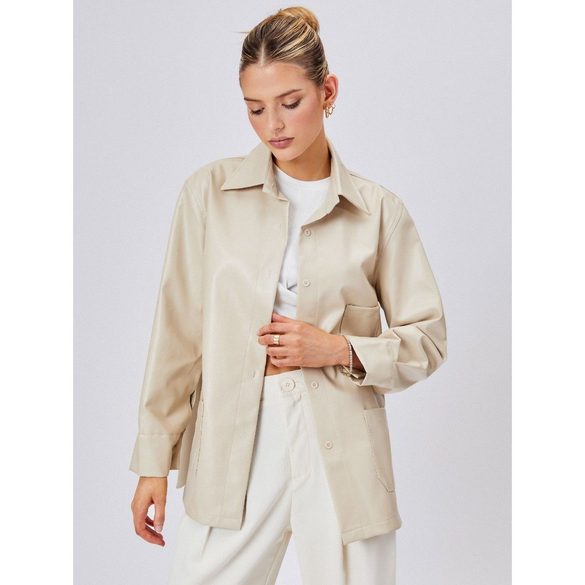 Buy Cider Cool Faux Leather Jacket Online